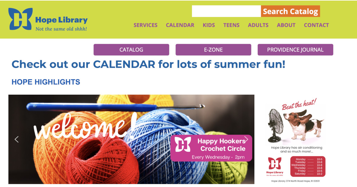 Hope Library | Hope, Rhode Island